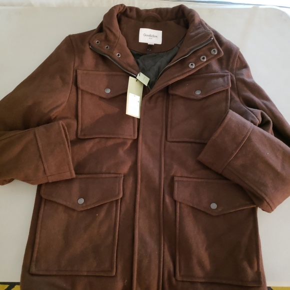 Goodfellow & Co | Jackets & Coats | New Goodfellow Mens Military Jacket ...